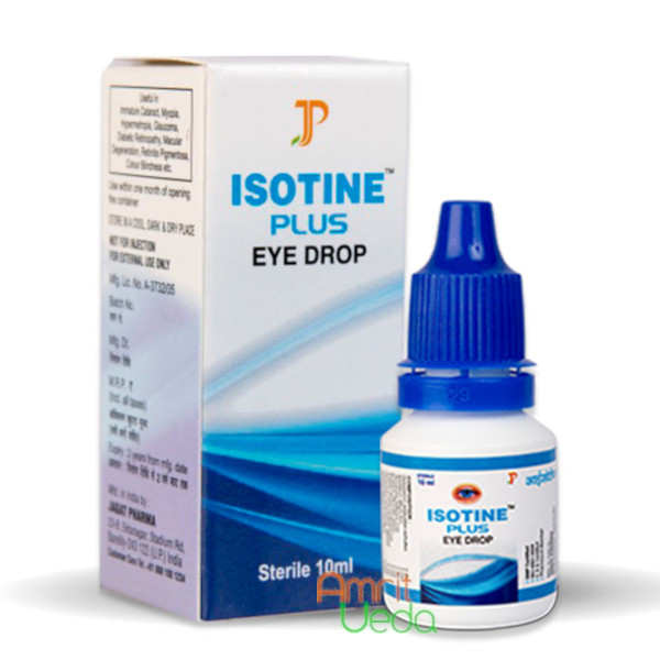 Глазные капли Айсотин Плюс Джагат Фарма (Isotine Plus Jagat pharma), 10 ...